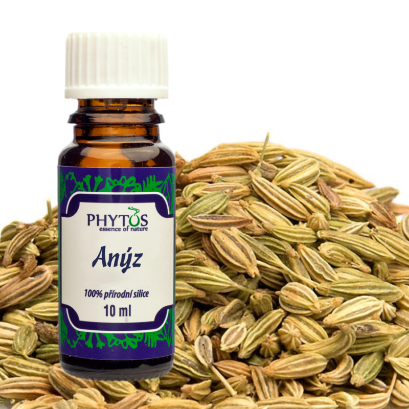 Aníz 100% přírodní silice | podporuje trávení, zmírňuje kašel | Phytos